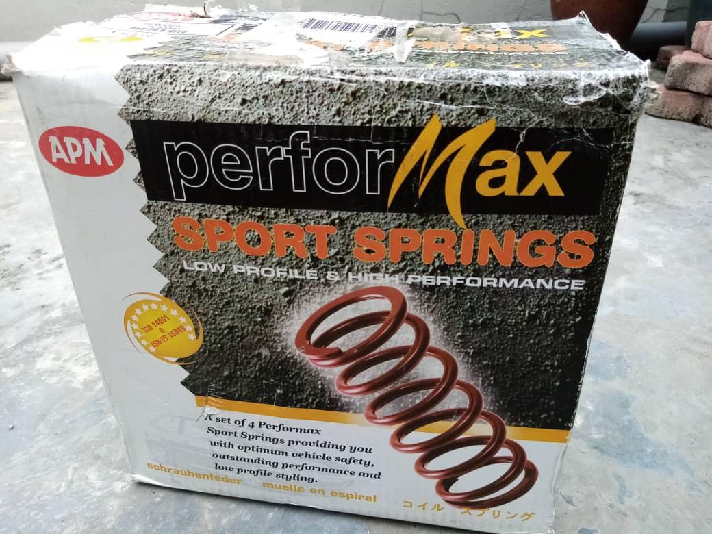 Perodua Kenari Lowered Sport Springs Set (APM Performax), Auto ...