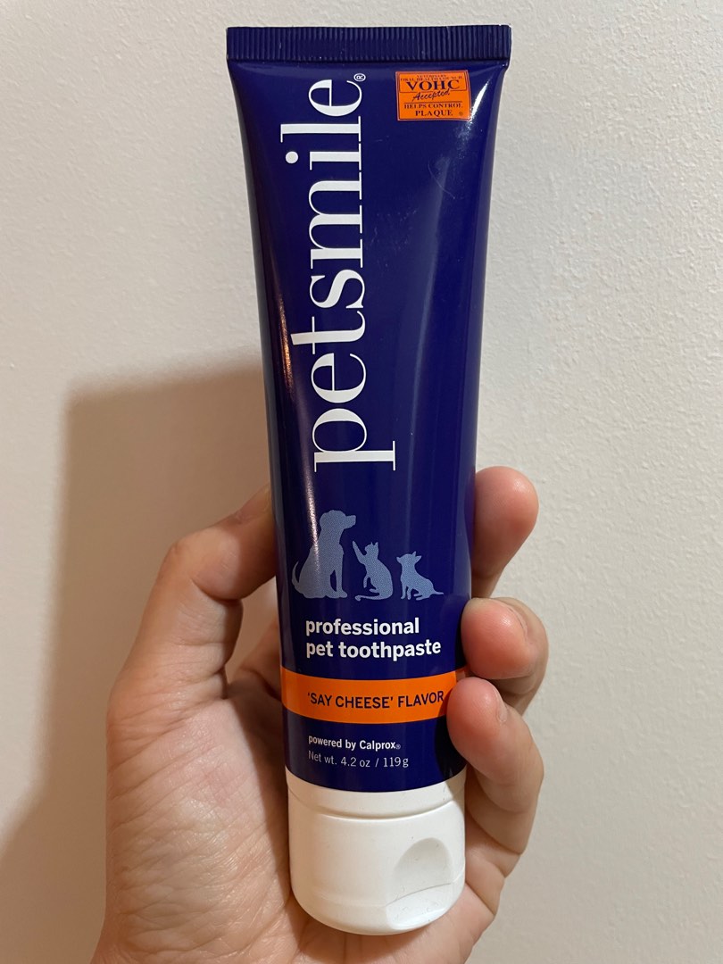 PetSmile Professional Toothpaste - Say Cheese Flavour, Pet Supplies ...
