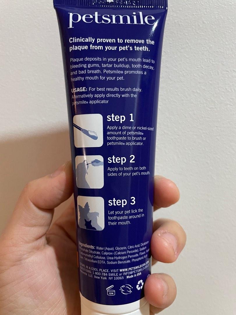 PetSmile Professional Toothpaste - Say Cheese Flavour, Pet Supplies ...