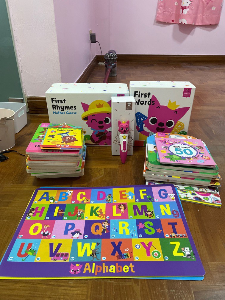 Pink Fong 1st English Premium Set, Babies & Kids, Infant Playtime on ...