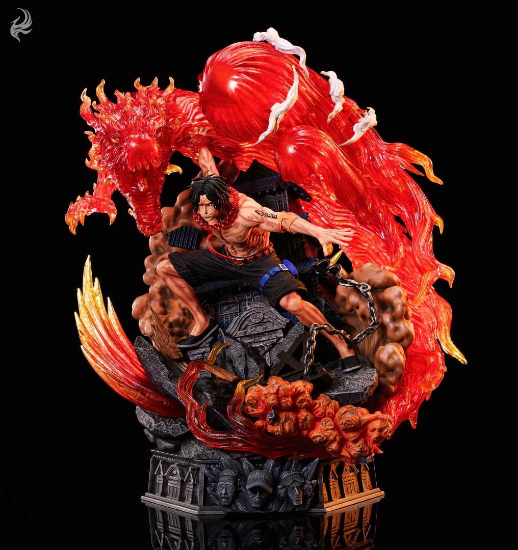 [PO] Phoenix Studios - Portgas D Ace Figure Statue, Hobbies & Toys ...