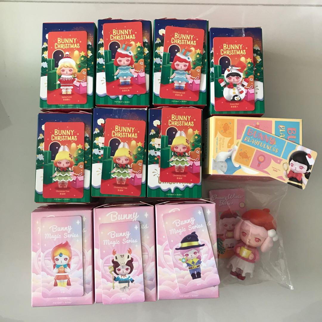 Popmart Bunny Christmas magic winter playfulness series pop mart blind ...