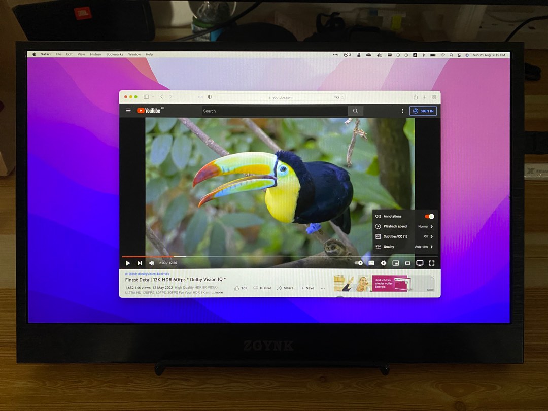 Portable Monitor Screen (13.3-inch), Computers & Tech, Parts ...