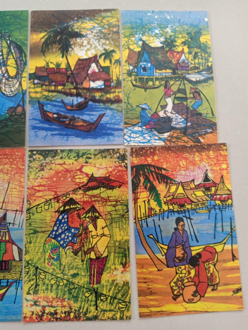 poskad lama batik malaysia, Hobbies & Toys, Collectibles & Memorabilia ...