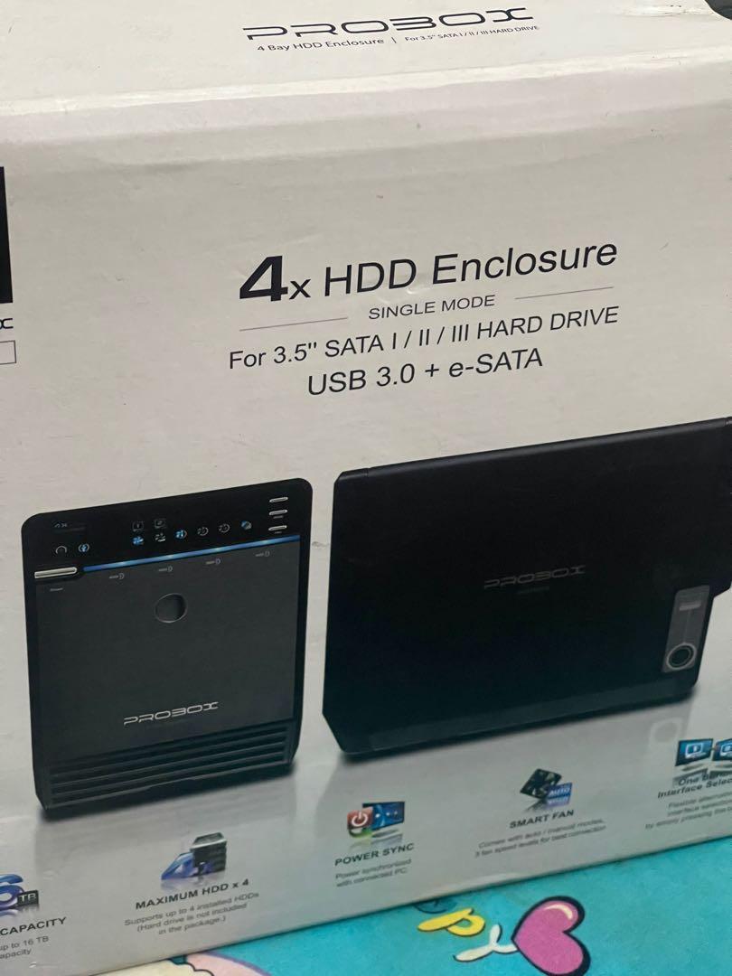 PROBOX 4 bay HDD enclosure, Computers & Tech, Parts & Accessories, Hard ...