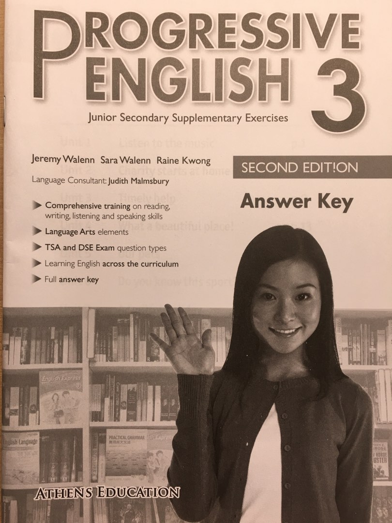 Progressive English 3 Answer Key Carousell