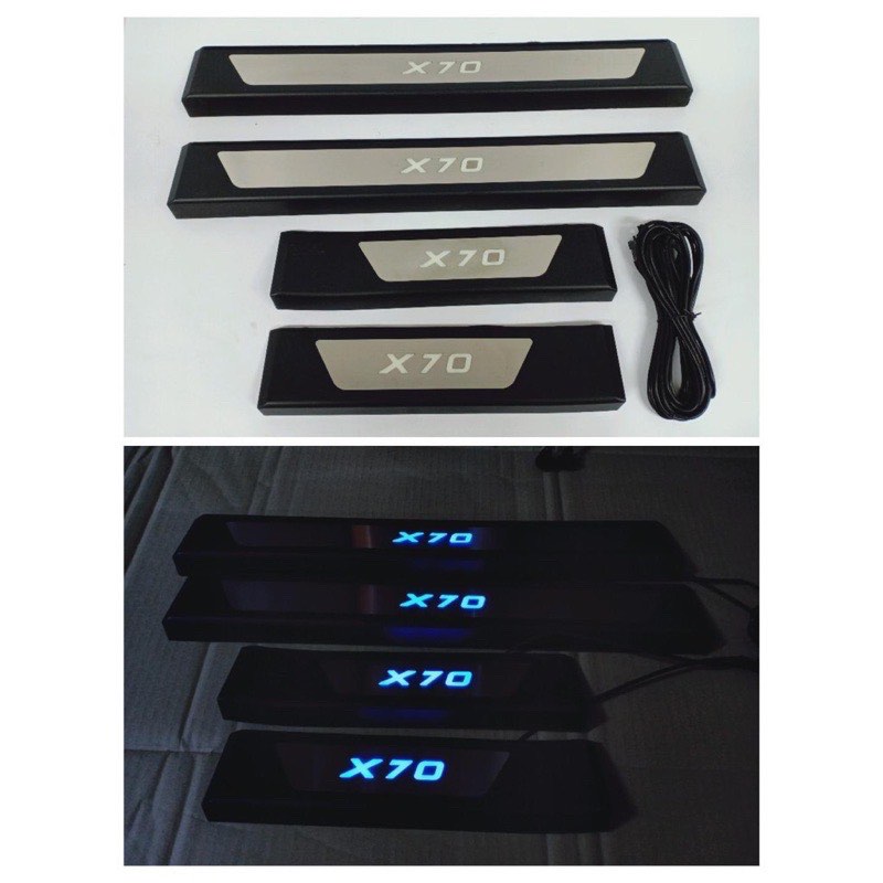 Proton x70 Side Sill Plate with LED 4pcs, Auto Accessories on Carousell