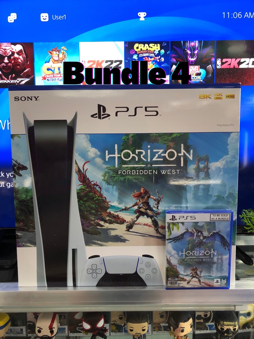 PS5 Disc Version Bundle 4, Video Gaming, Video Game Consoles ...