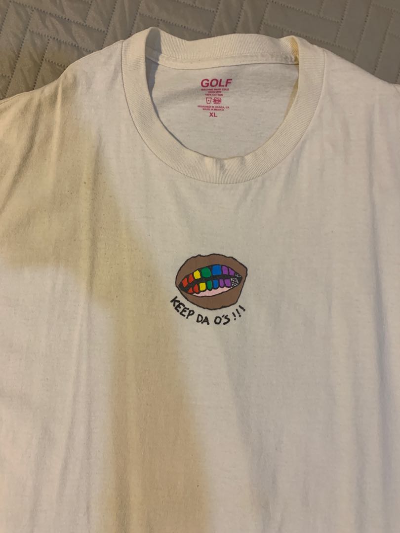 RARE - Golf Wang - Keep Da O’s Tee 2015 XL, Men's Fashion, Tops & Sets ...