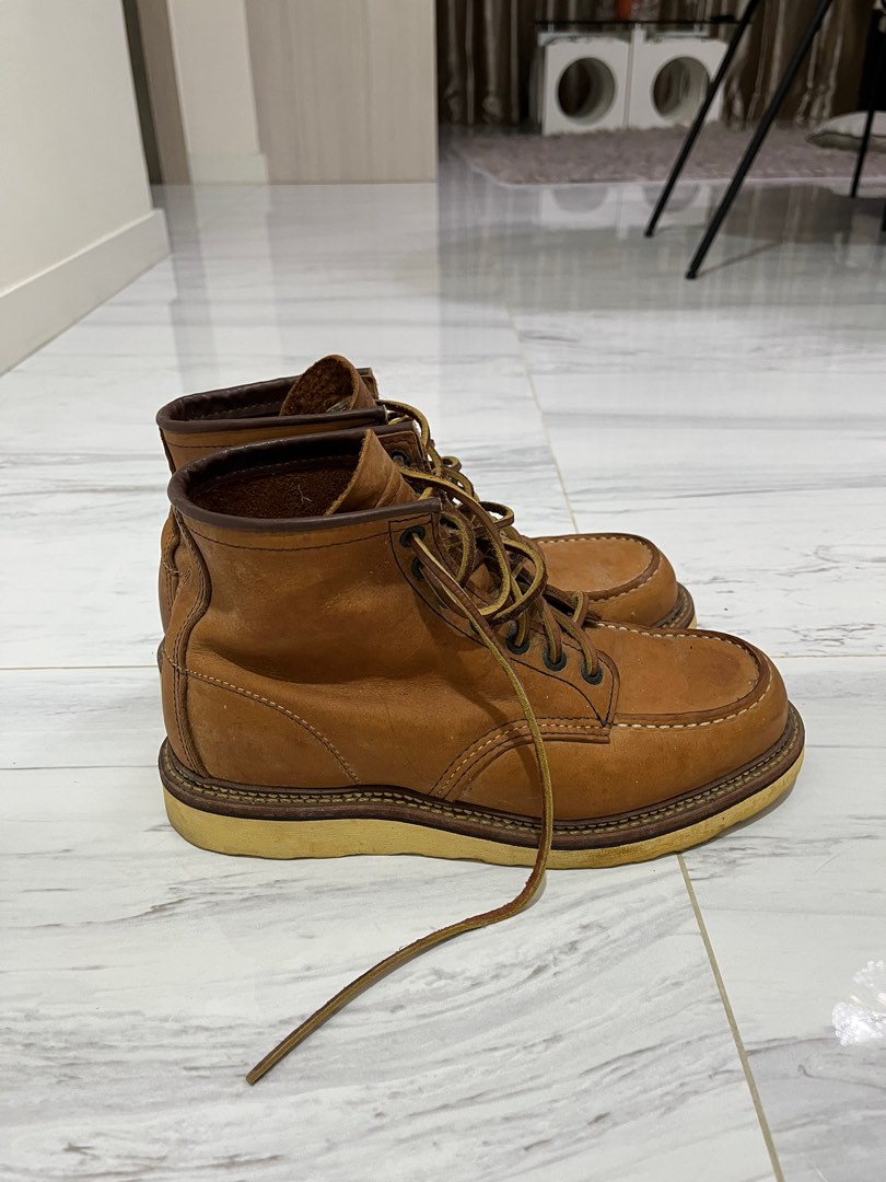 Red wings Moc toe, Men's Fashion, Footwear, Boots on Carousell