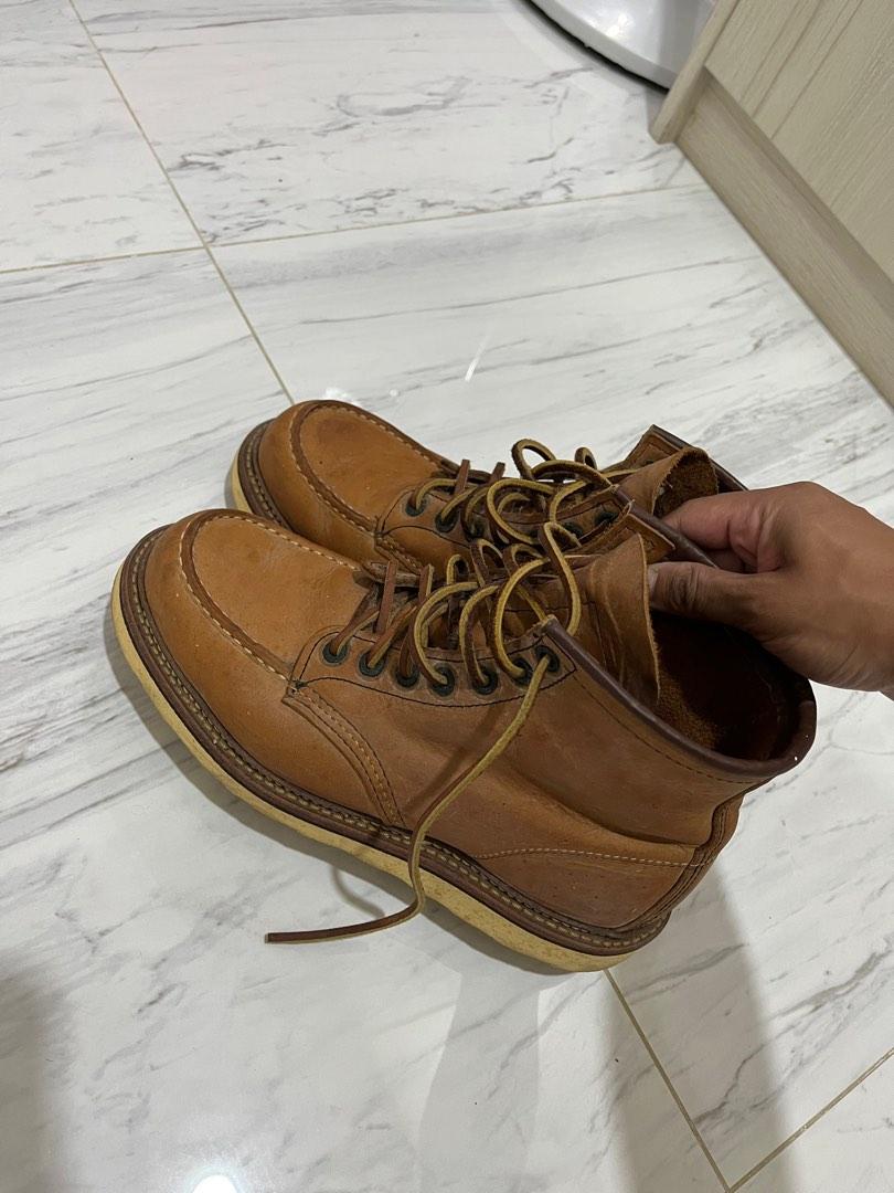 Red wings Moc toe, Men's Fashion, Footwear, Boots on Carousell