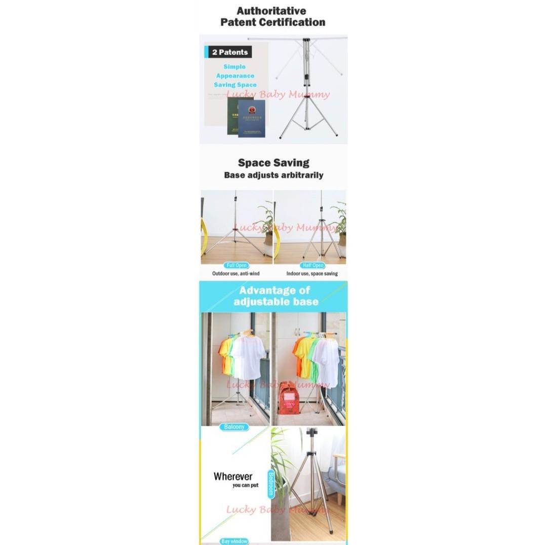 Retractable clothes rack, Furniture & Home Living, Furniture, Shelves ...