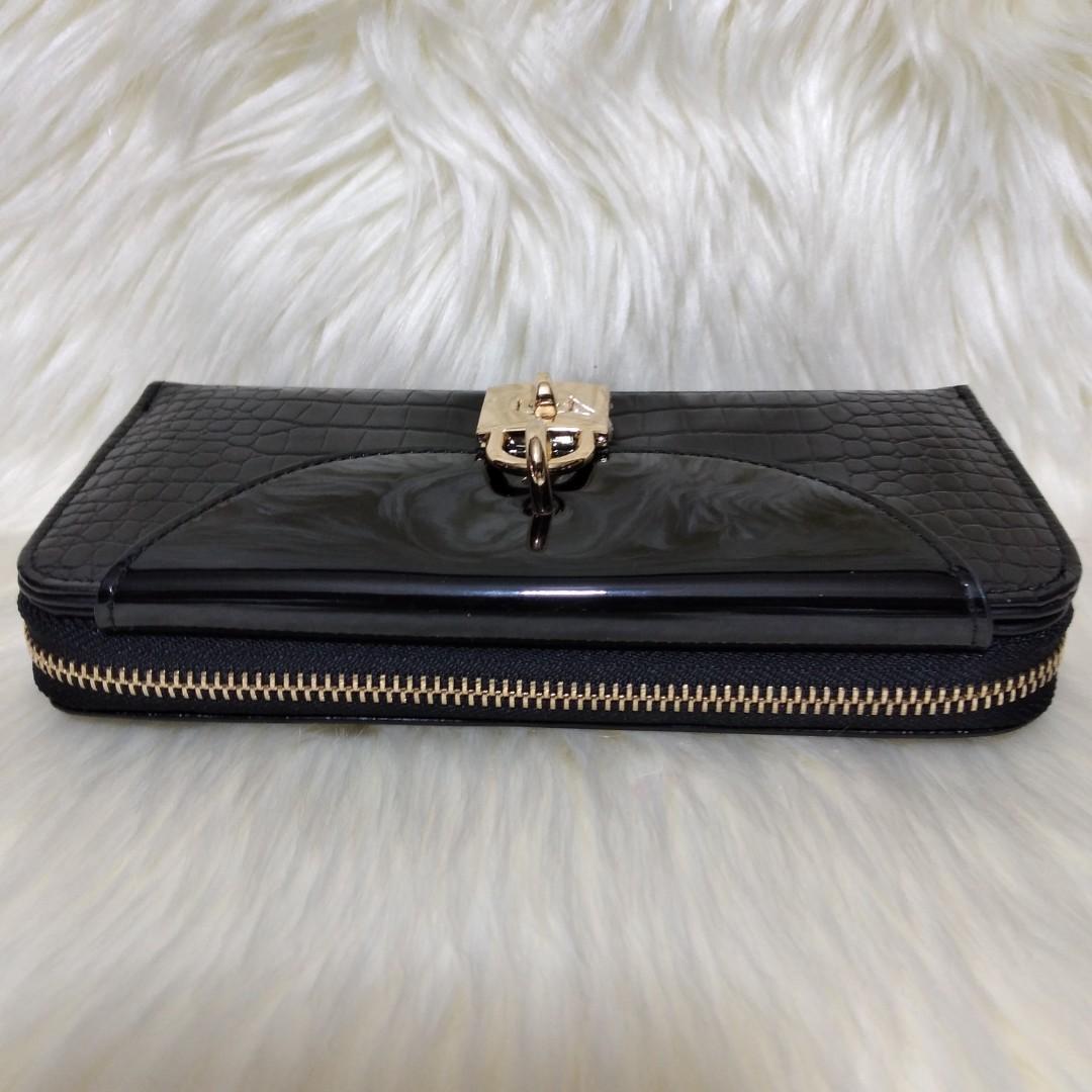 RIVIERA Branded Black long wallet, Women's Fashion, Bags & Wallets ...