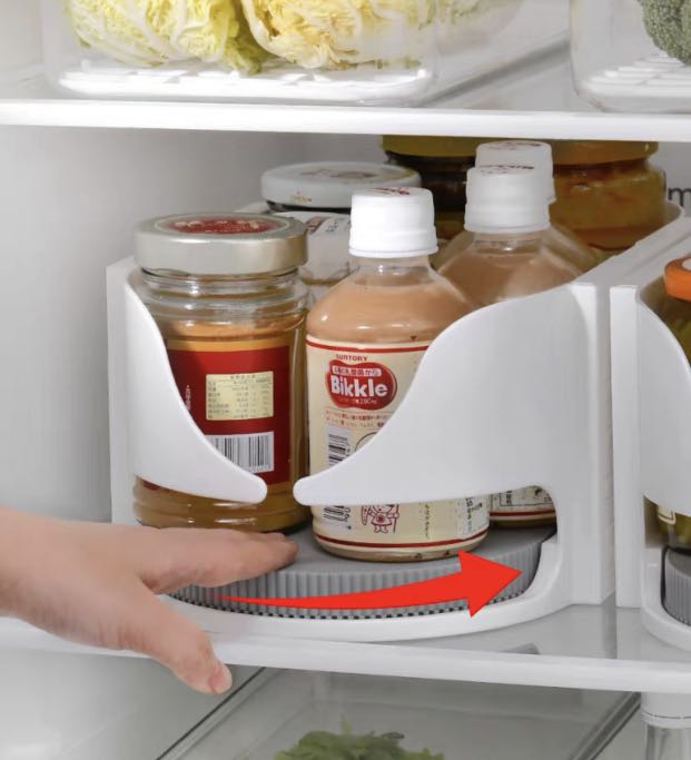 Rotating Kitchen / Fridge / Spices / Sauces / Bottles Organizer ...