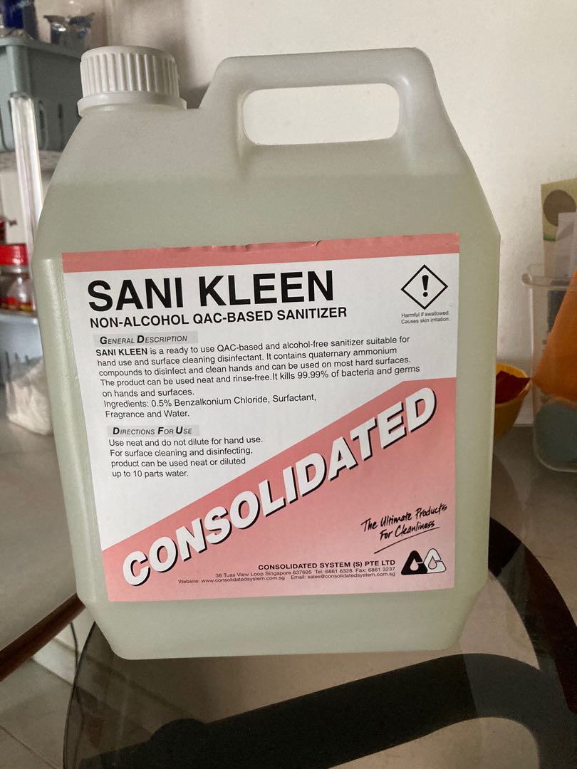 SANI KLEEN Alcohol-Free Sanitiser, Beauty & Personal Care, Sanitisers ...