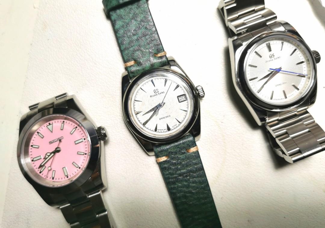 Seiko Mod Pink Dial 39mm NH35 Automatic movement, Men's Fashion ...