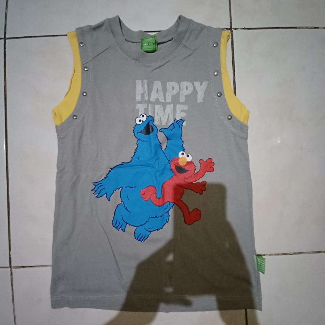Sesame Street Muscle shirt, Babies & Kids, Babies & Kids Fashion on ...
