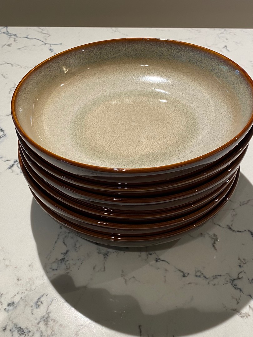 Set of 6 Luzerne deep plates, Furniture & Home Living, Kitchenware ...