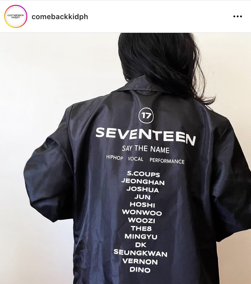 SEVENTEEN Coach Jacket, Women's Fashion, Coats, Jackets and Outerwear ...