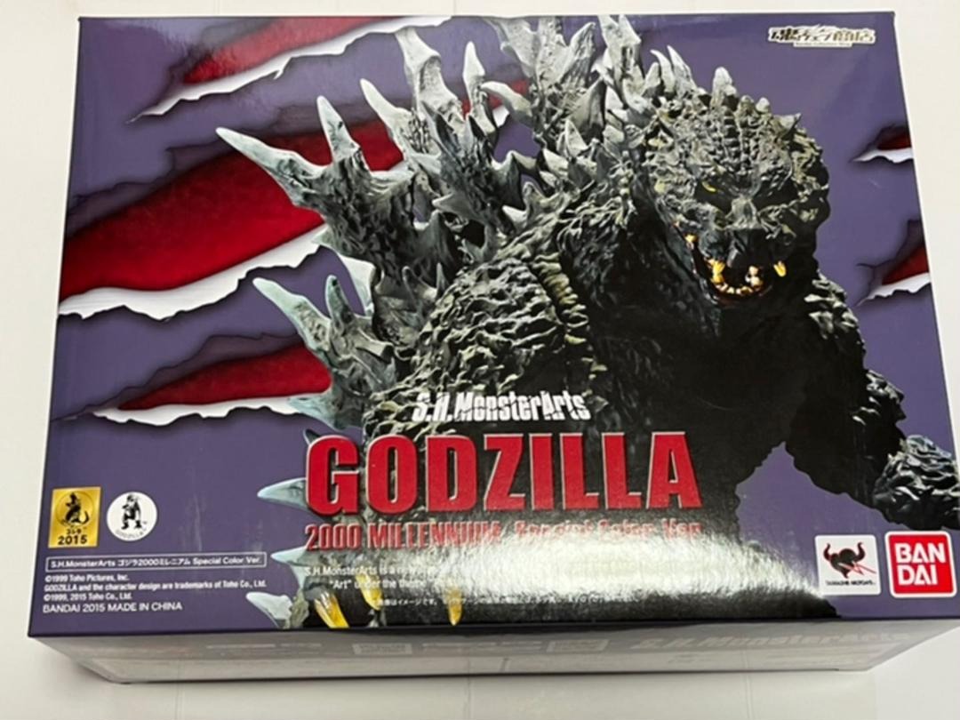 S.H.MonsterArts 哥斯拉Godzilla 2000 Special Color Ver. SHM, 興趣及遊戲, 玩具 & 遊戲類 - Carousell