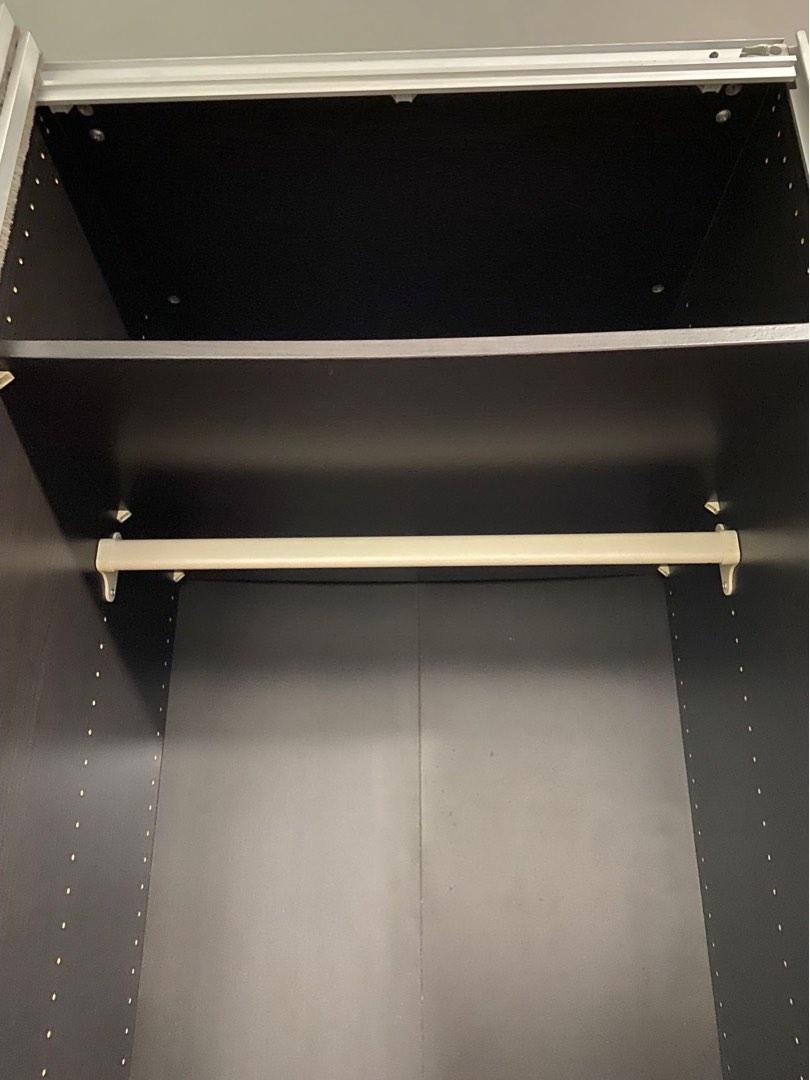 Slide door wardrobe, Furniture & Home Living, Furniture, Shelves ...