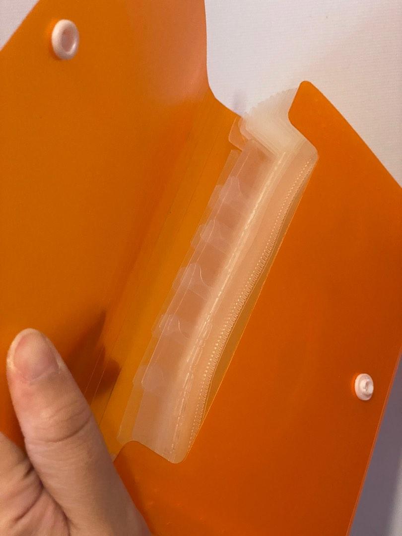 Small Orange Expandable Accordion Envelope, Hobbies & Toys, Stationary ...