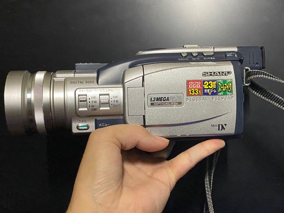 SONY & SHARP VIDEO CAMERA, Photography, Video Cameras on Carousell