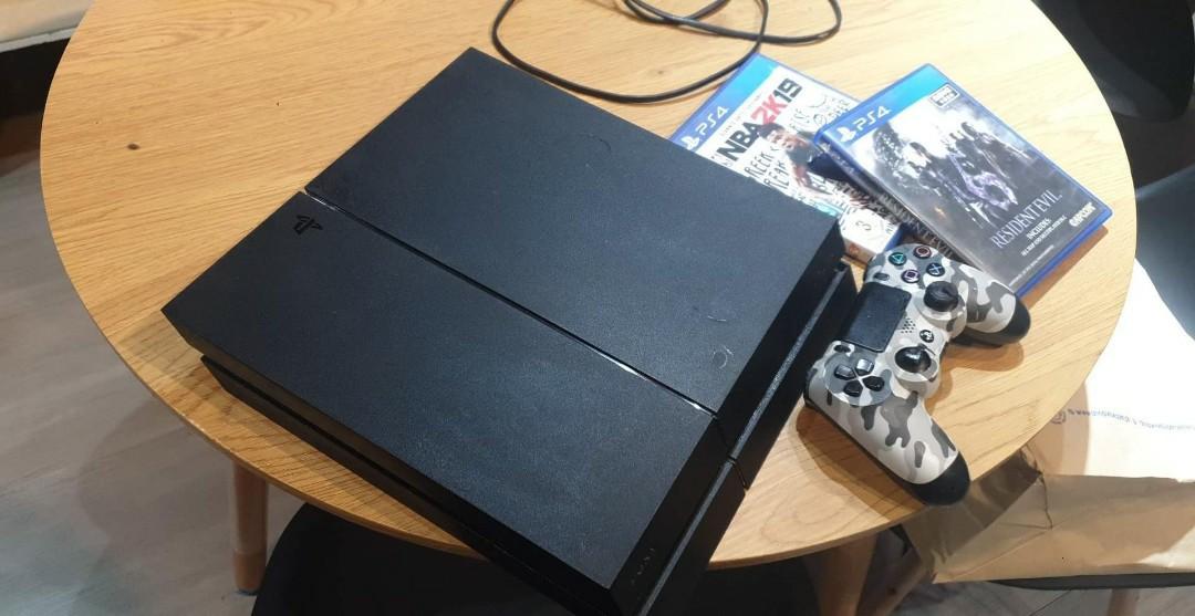 Sony Ps4 matte black 500gb, Video Gaming, Video Game Consoles ...