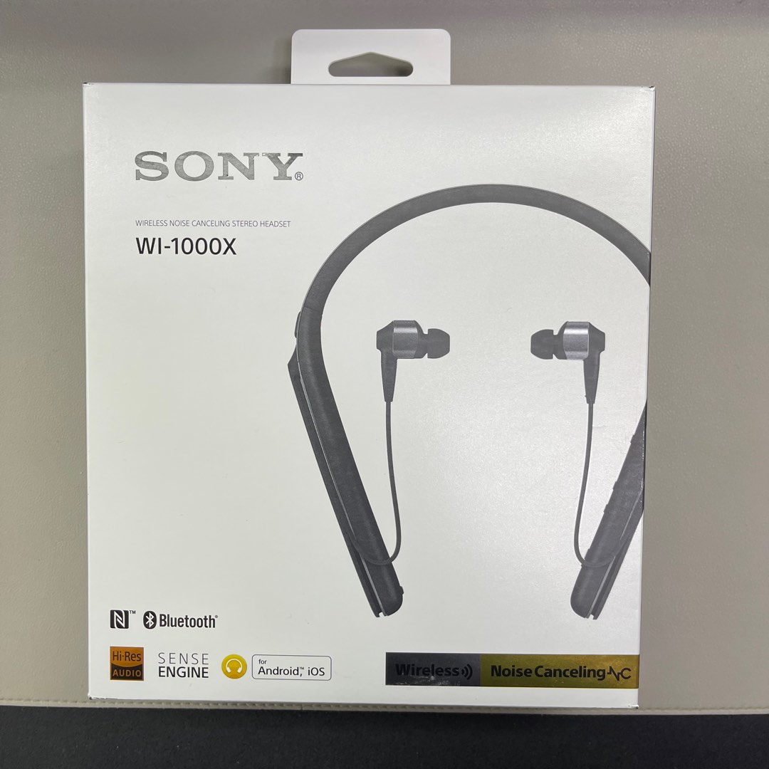 SONY WI-1000X WIRELESS NOISE CANCELING STEREO HEADSET, Audio, Earphones ...