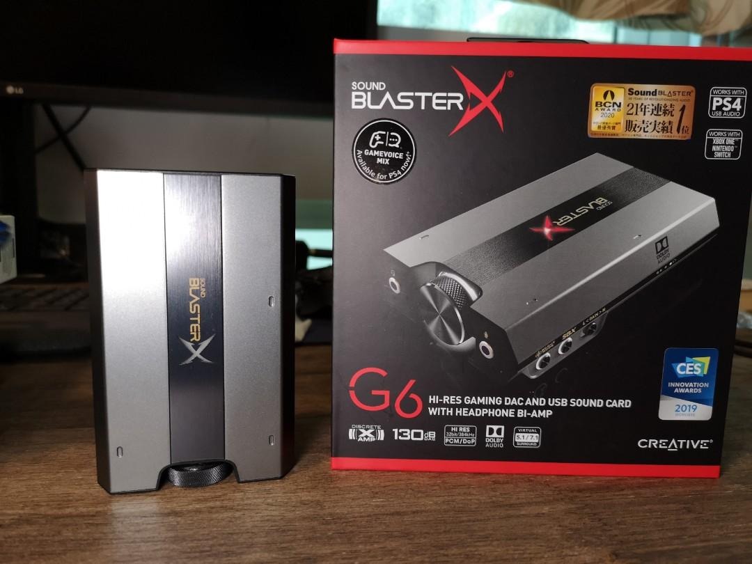 Sound BlasterX G6, Audio, Soundbars, Speakers & Amplifiers on Carousell