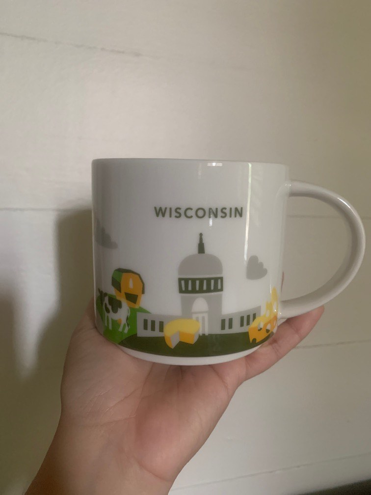 Starbucks You Are Here Wisconsin v2 mug, Hobbies & Toys, Memorabilia ...