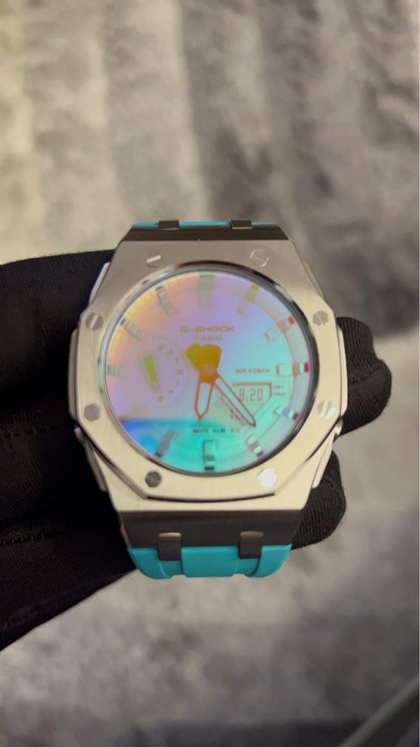 Straps Colors mod combinations rainbow hologram edition gshock Casioak ...