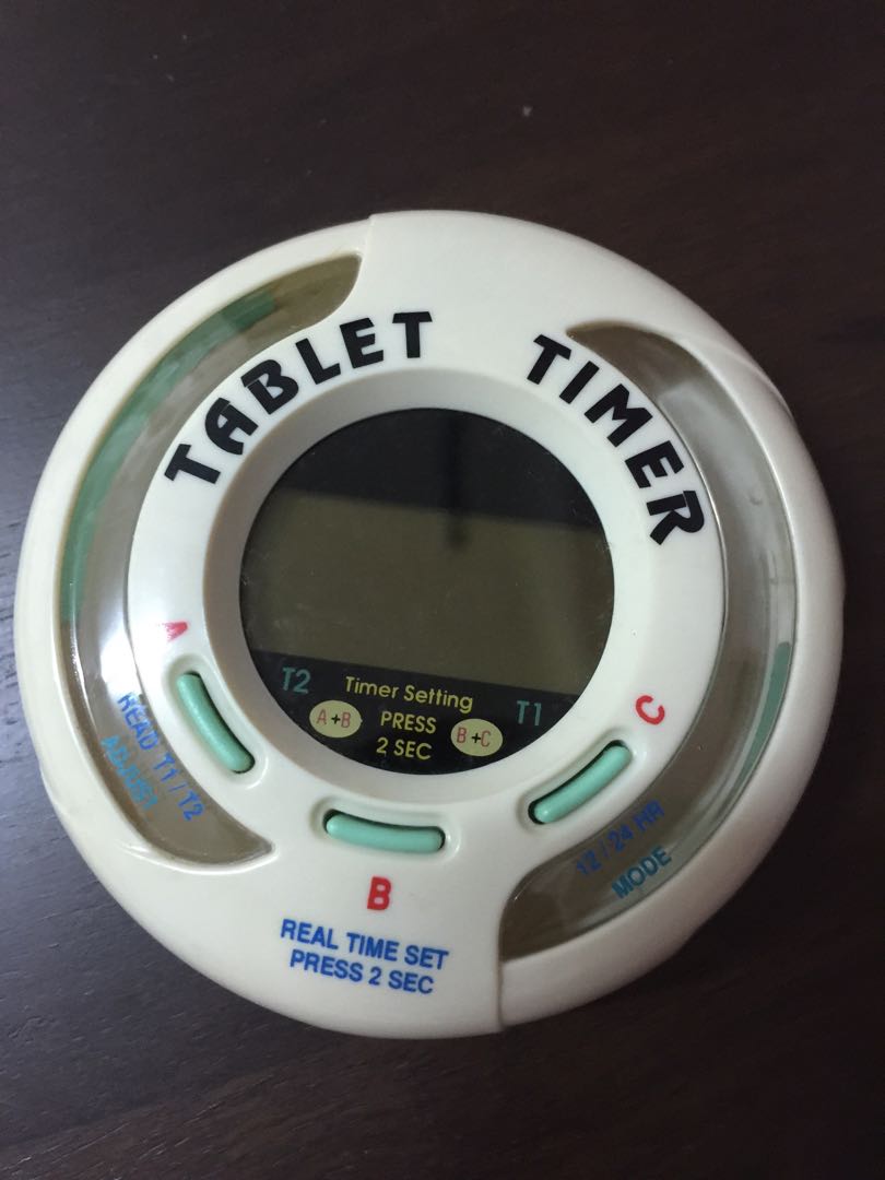 Tablet timer dispenser, Health & Nutrition, Medical Supplies & Tools on ...