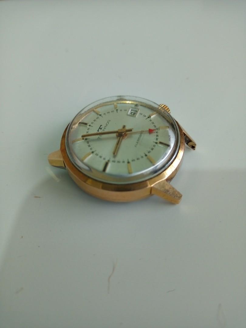 Technos rare mechnical alarm vintage swiss watches, Men's Fashion ...