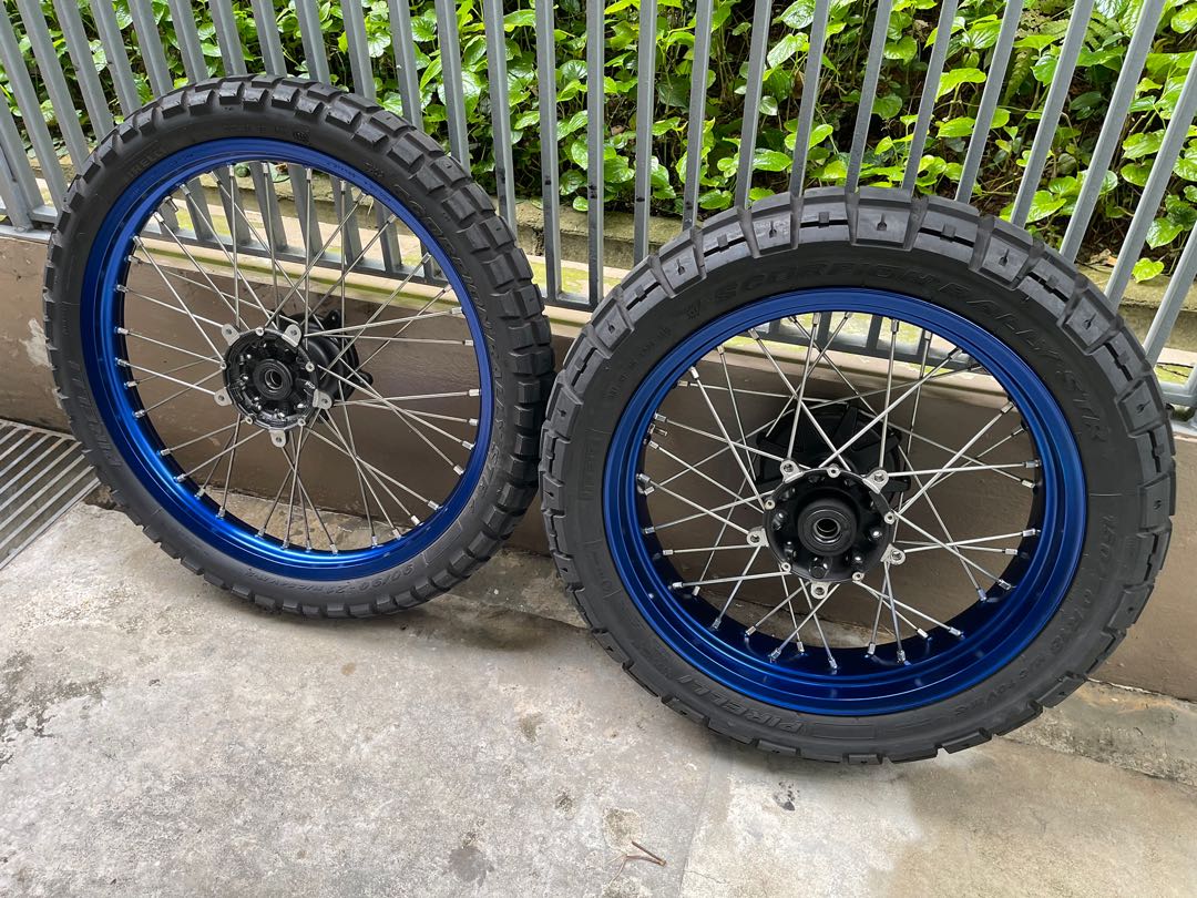 Tenere 700 wheelset, Motorcycles, Motorcycle Accessories on Carousell