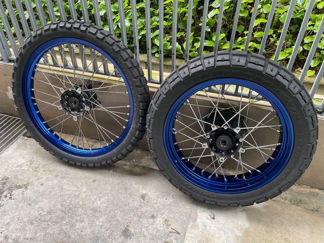 Tenere 700 wheelset, Motorcycles, Motorcycle Accessories on Carousell