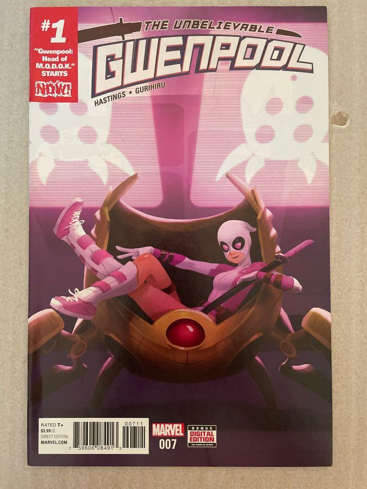 The unbelievable Gwen Pool #7 ; Spider Gwen #12, Hobbies & Toys, Books ...