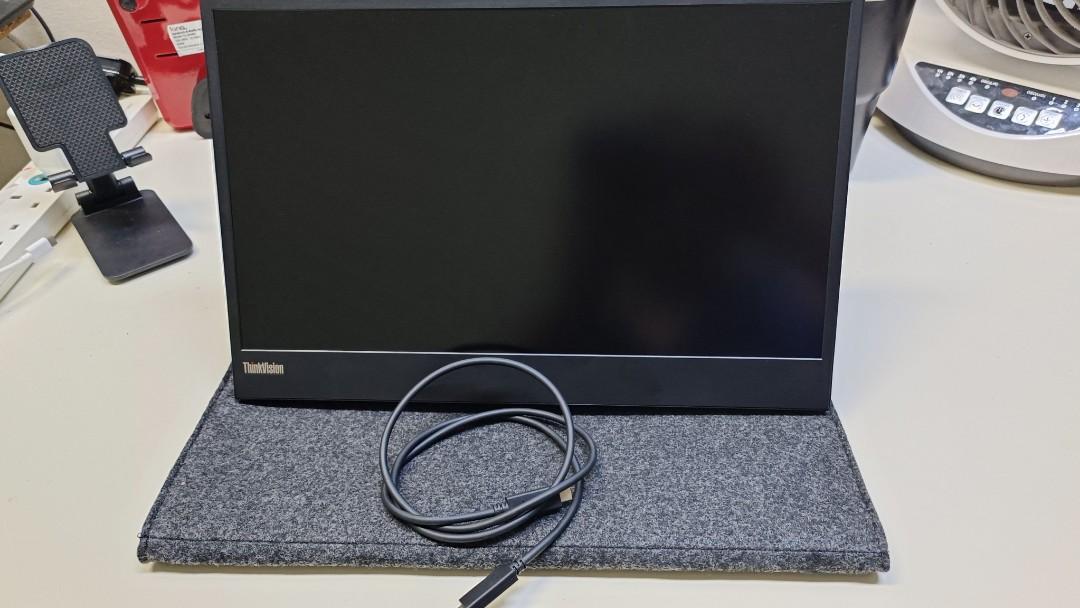 Lenovo ThinkVision M15 15" Portable Monitor, Computers & Tech, Parts ...
