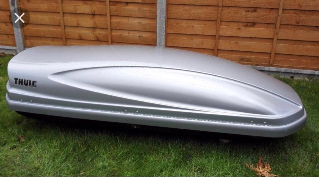Thule Roof Box and Roof Rack ( includes mounting bracket), Car ...