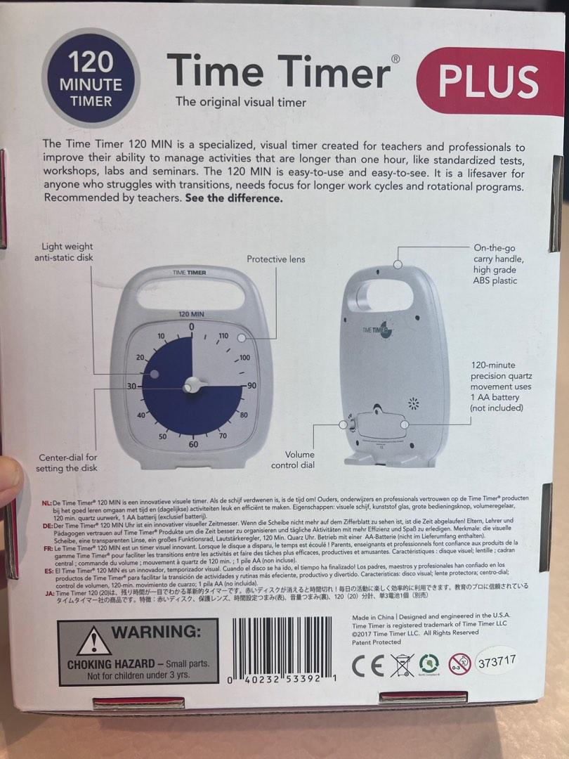 Time Timer Plus, Visual Timer, Health & Nutrition, Health Monitors & Weighing Scales on Carousell