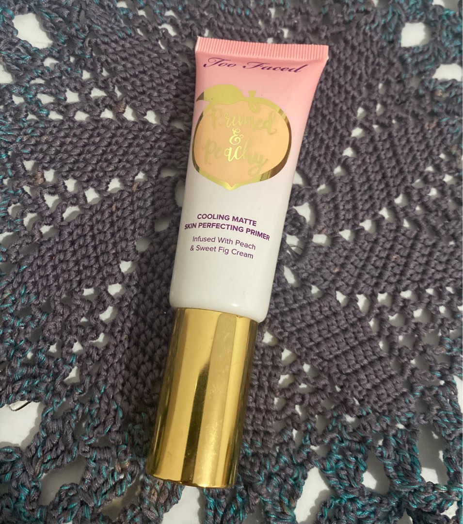 Too Faced Primed and Peachy Primer, Beauty & Personal Care, Face, Makeup on Carousell