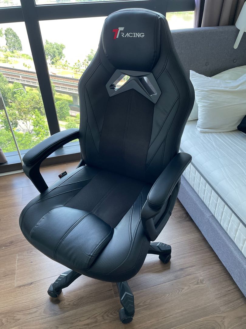 TTRACING DUO V3 GAMING CHAIR PU/FABRIC VERSION, Furniture & Home Living ...