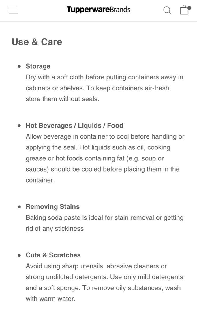 Tupperware Large Stor N Pour 650ml + Gift Box, Furniture & Home Living ...