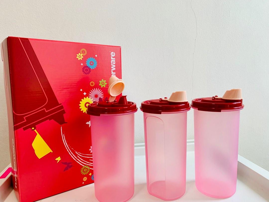 Tupperware Large Stor N Pour 650ml + Gift Box, Furniture & Home Living ...