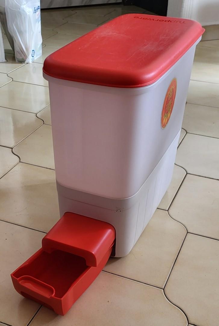 Tupperware Rice Dispenser Container, Furniture & Home Living ...