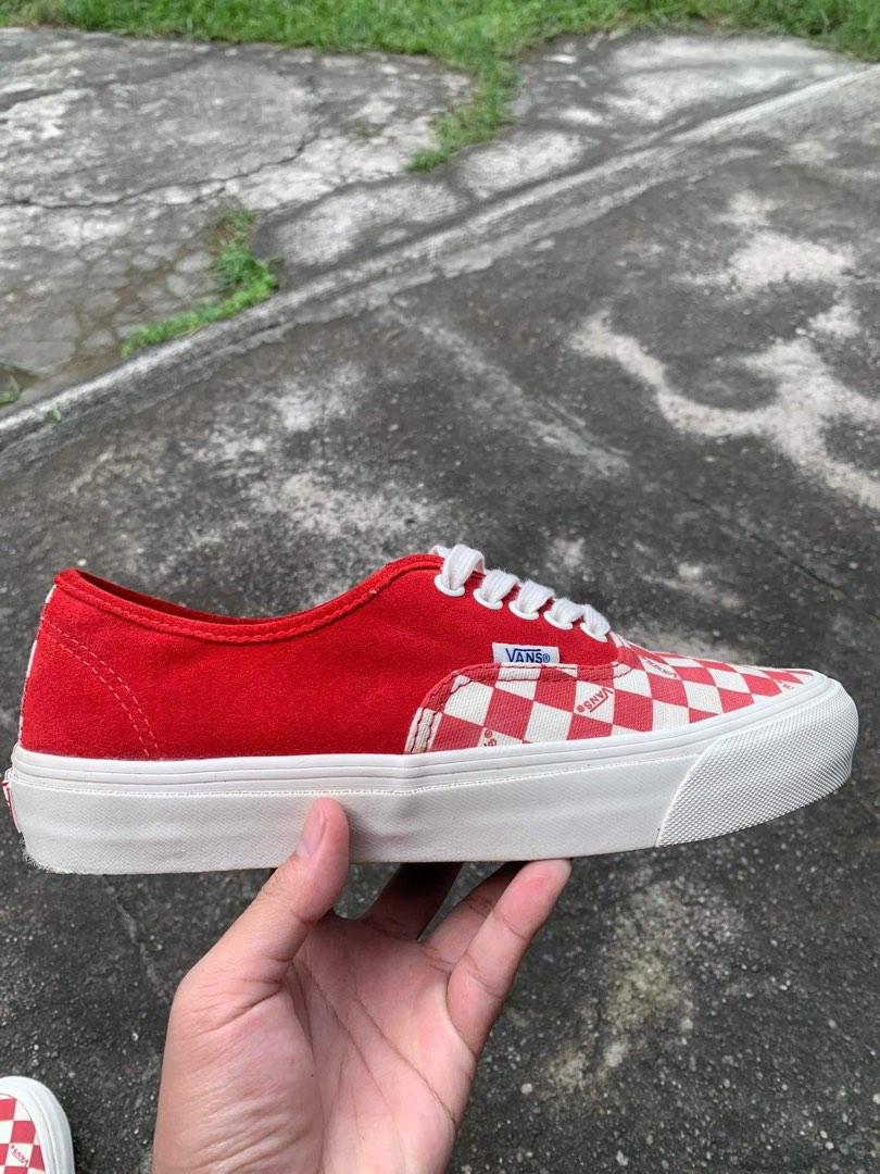 VANS VAULT AUTH CB RED, Men's Fashion, Footwear, Sneakers on Carousell