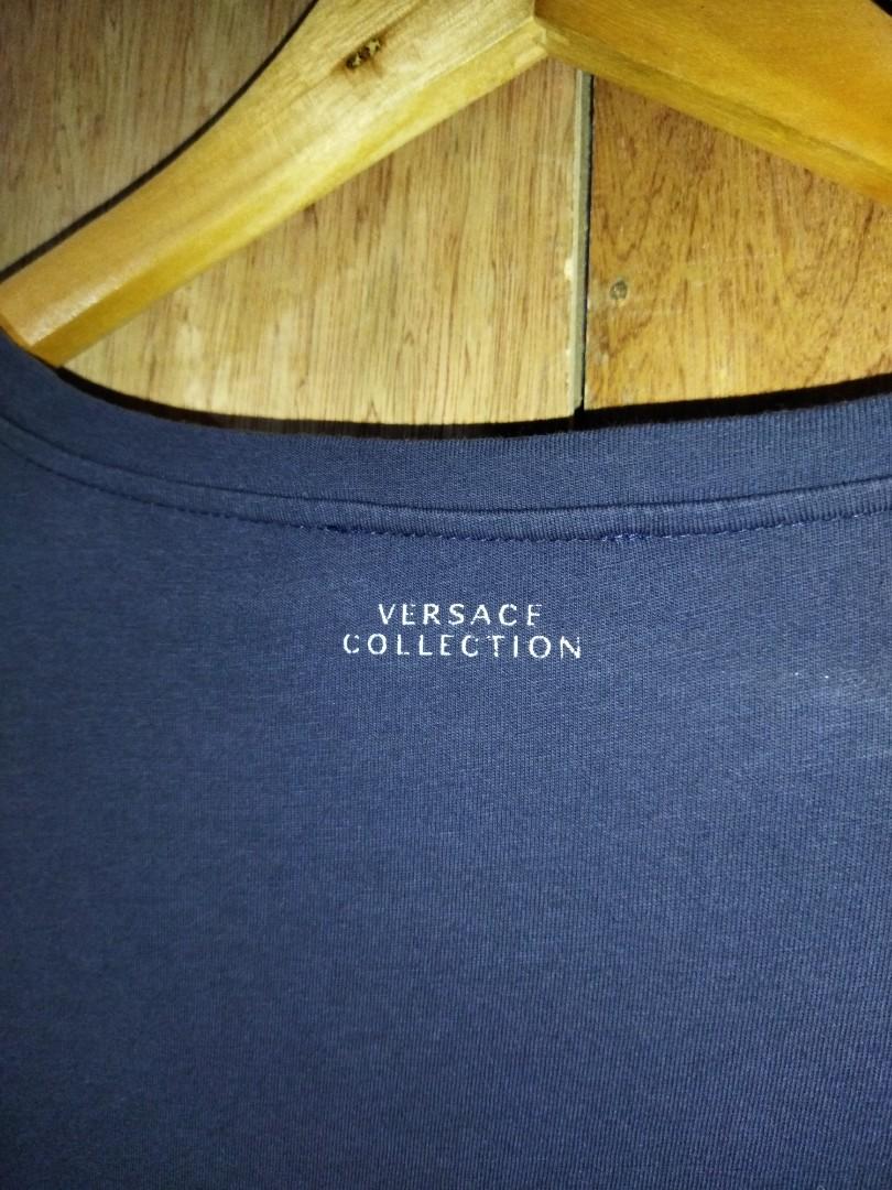 Versace Half Medusa Face Big Logo Shirt, Men's Fashion, Tops & Sets ...