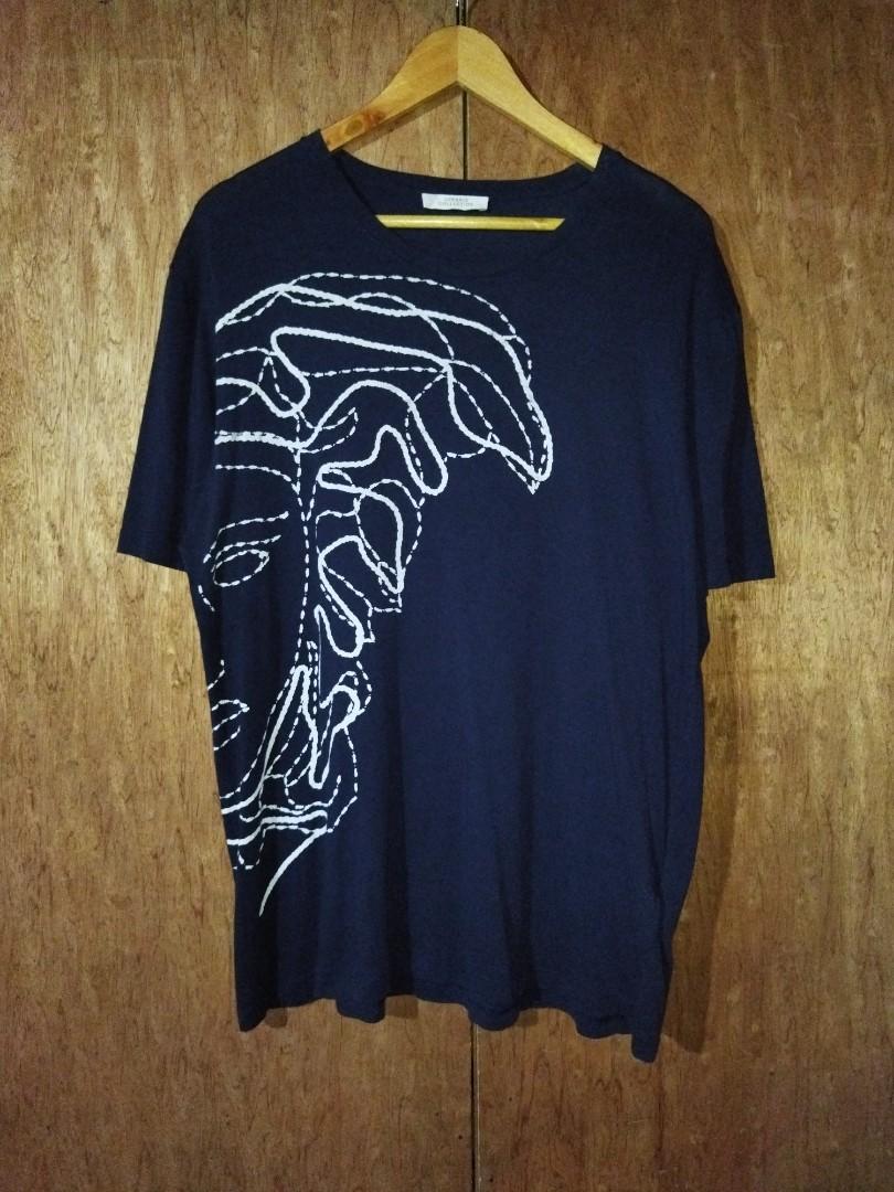 Versace Half Medusa Face Big Logo Shirt, Men's Fashion, Tops & Sets ...