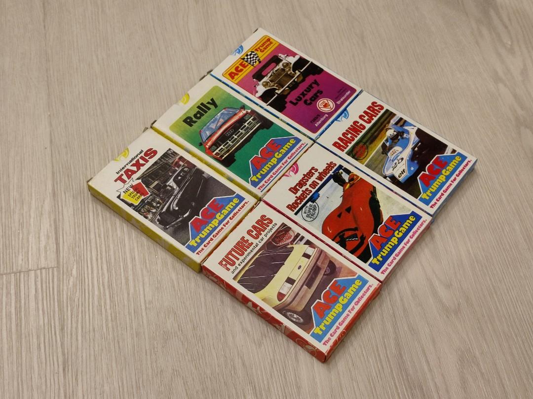 Vintage Super Trump Ace Game Playing Cards Set of 6, Hobbies & Toys ...
