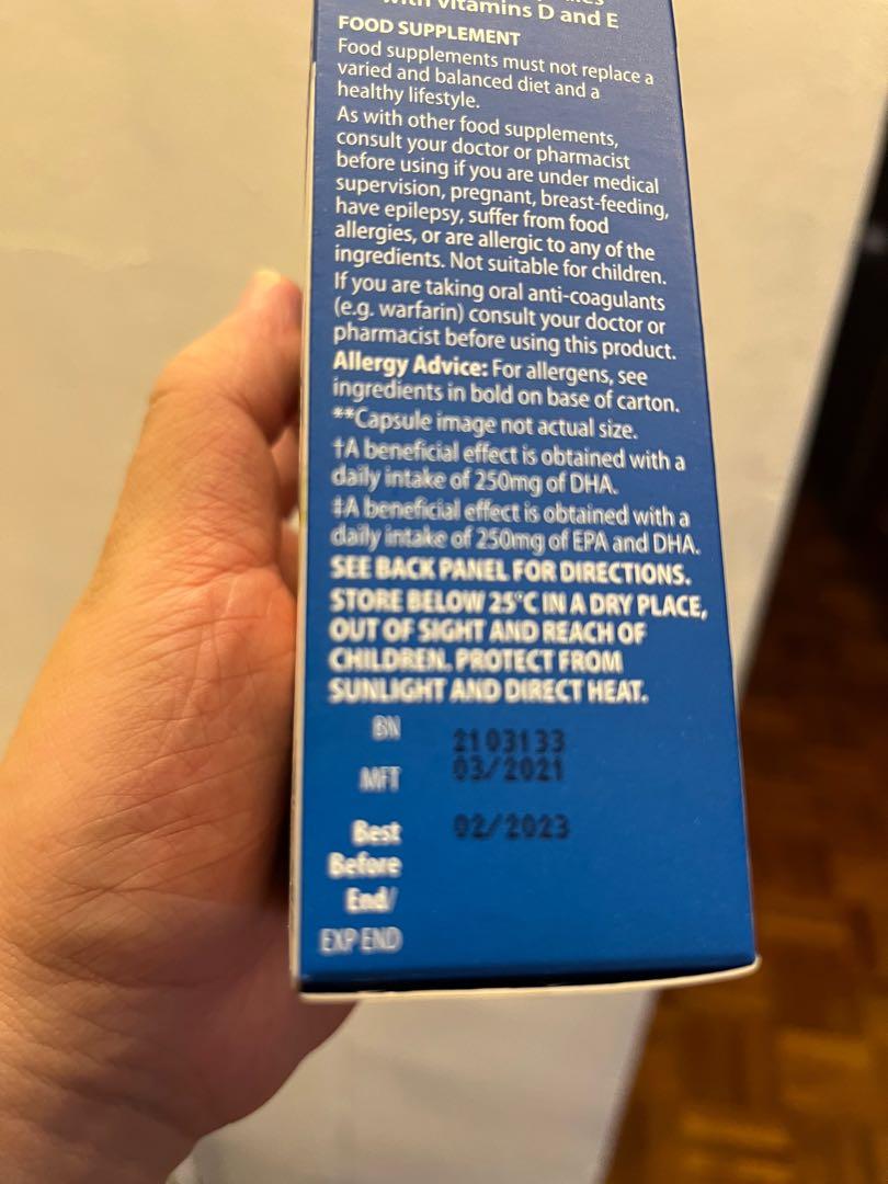 Vitabiotics ultra cod liver oil NEW, Health & Nutrition, Health ...